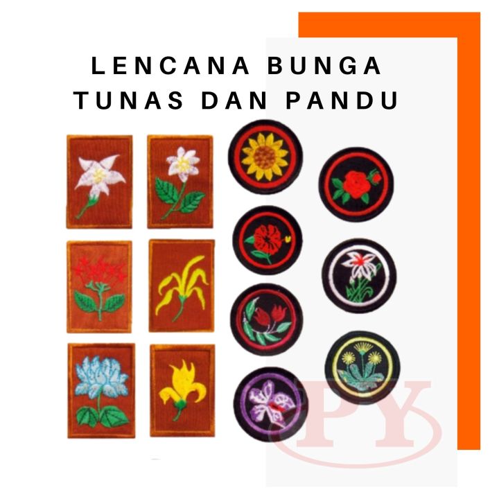 Lencana Bunga Pandu Puteri Tunas Puteri Lazada
