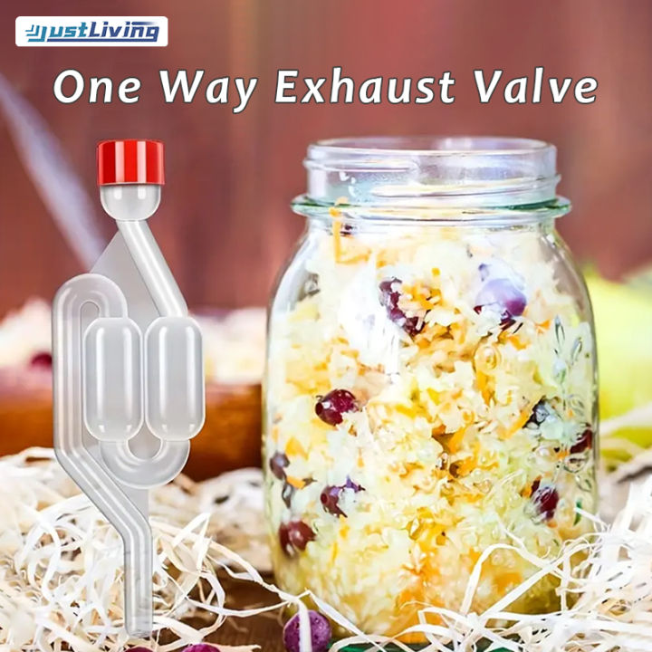 JustLiving Fermentation Airlocks Bubble Airlock S Type Airlock Twin ...