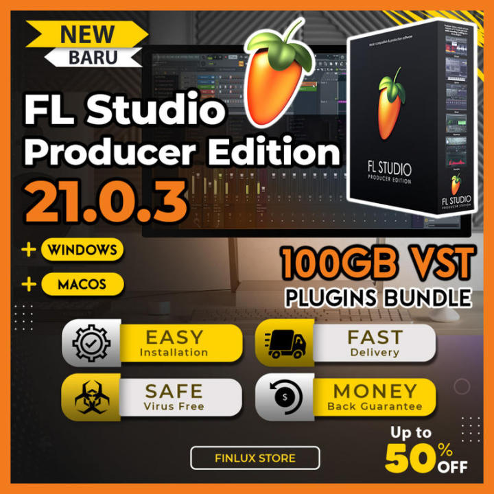 FL Studio Producer Edition v21.0.3 + Signature Bundle [100GB VST ...