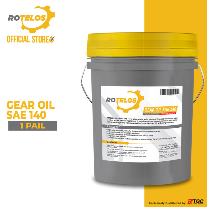 ROTELOS GEAR OIL SAE 140 API GL-1 | Lazada PH