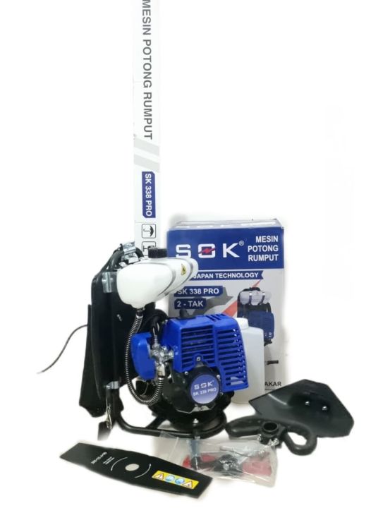 Mesin Potong Rumput Gendong 2 TAK SOK SK-338 PRO Portable Brush Cutter ...