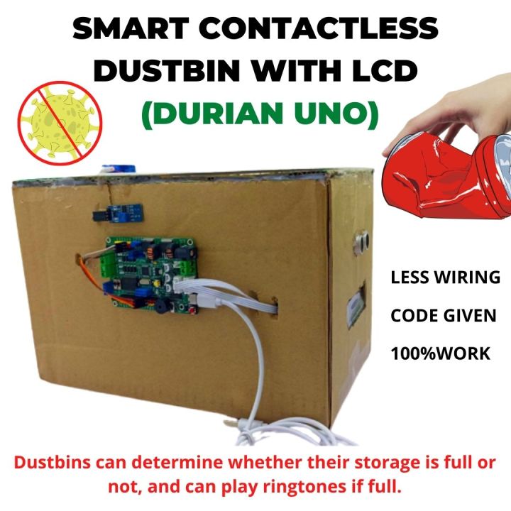 Arduino STEM RBT project: Arduino SMART CONTACTLESS DUSTBIN WITH LCD ... Arduino STEM RBT project: Arduino SMART CONTACTLESS DUSTBIN WITH LCD ...
