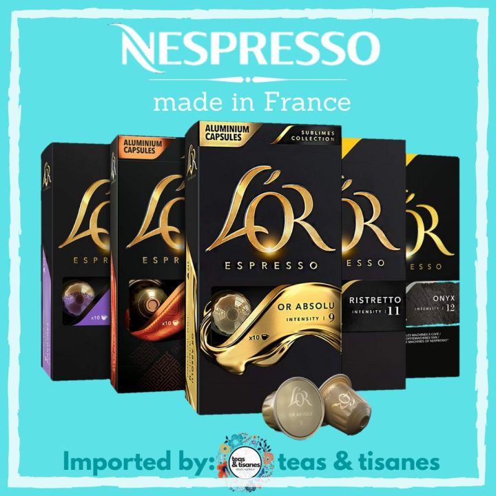Lor Espresso | Lor NESPRESSO PODS | 10 Single Shot Coffee Capsules ...