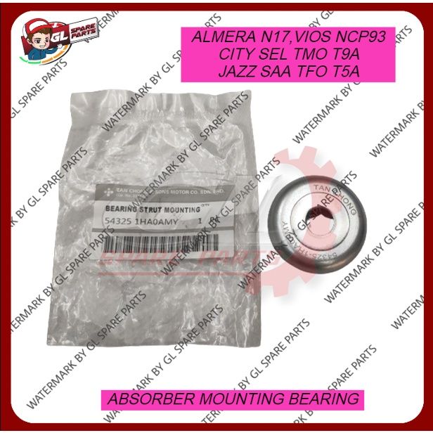 (TANCHONG) FRONT ABSORBER MOUNTING BEARING NISSAN ALMERA N17 VIOS NCP93 ...