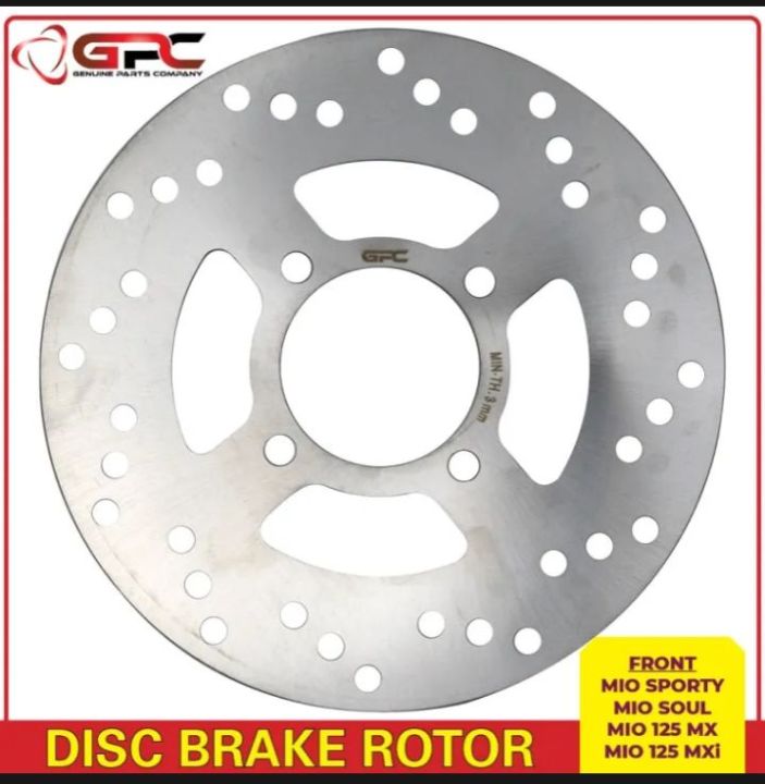 MIO SPORTY/SOUL/MX/MXi FRONT ROTOR DISC BRAKE GPC | Lazada PH