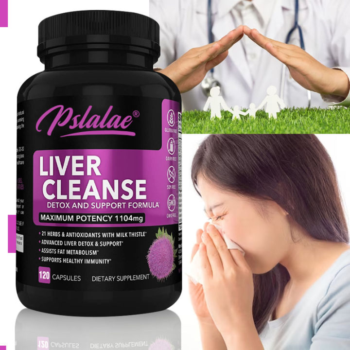 Pslalae - Liver Cleanse - Contains highly potent milk thistle, 21 herbs ...