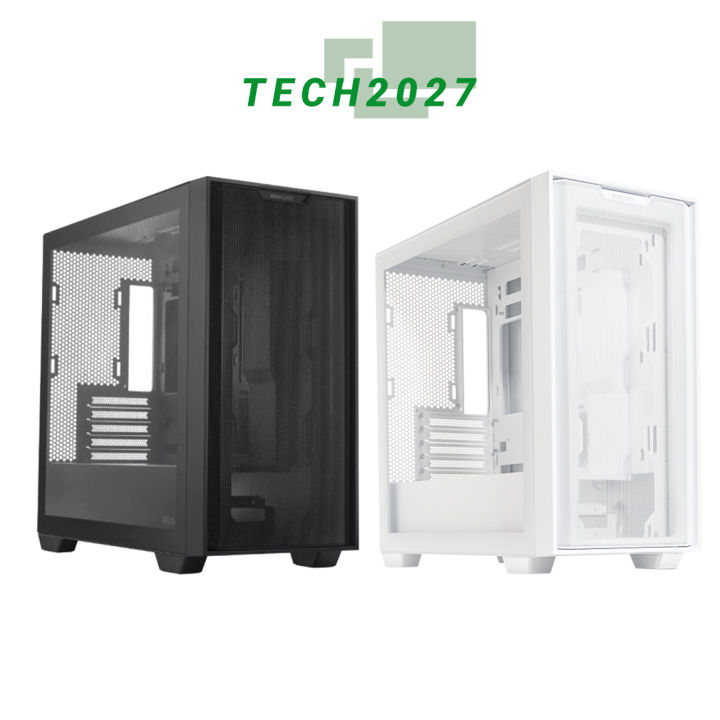 ASUS A21 micro-ATX case (Support for 165 mm CPU cooler, 360 mm ...