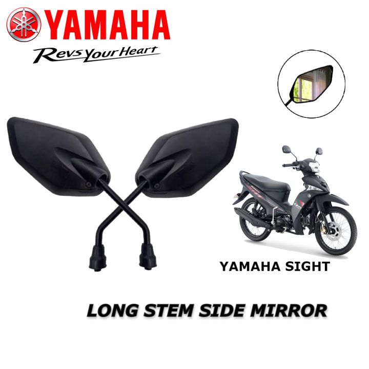 YAMAHA SIGHT Motorcycle Side mirror black Big | Lazada PH