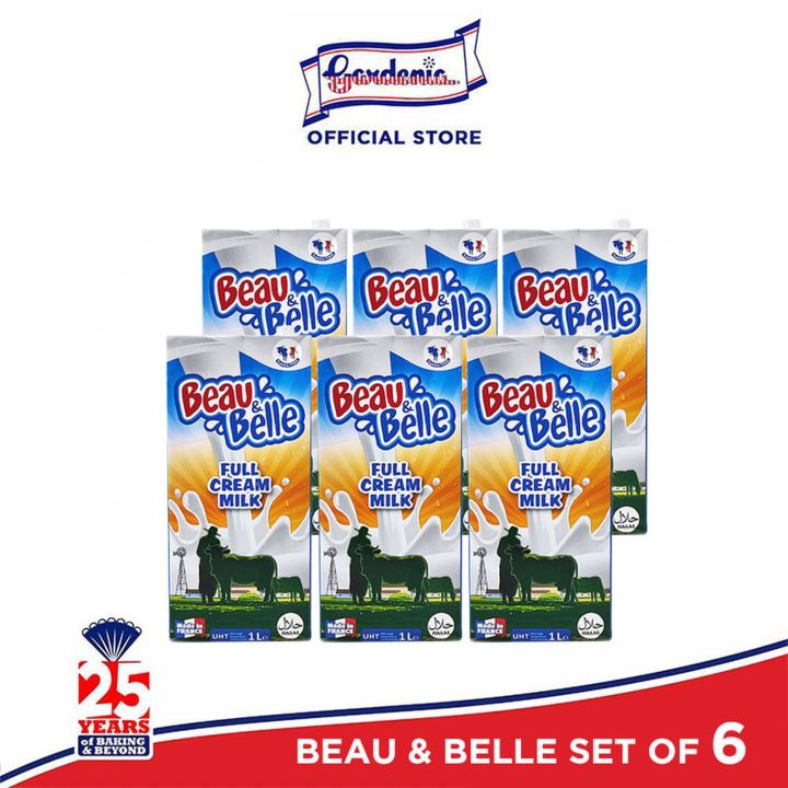 Beau & Belle Full Cream Milk 1 Liter x 6 | Lazada PH