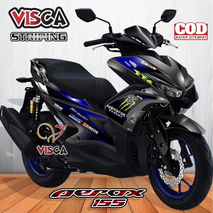 Stiker Striping Aerox 155 Old Variasi Monster | Lazada Indonesia