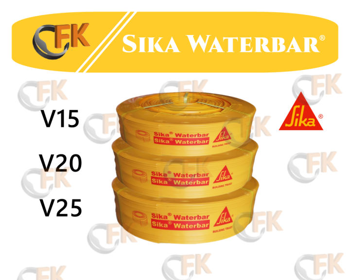 SIKA® WATERBAR (150/ 200/ 250MM WIDE) - V M MY CENTRALLY PLACED ...