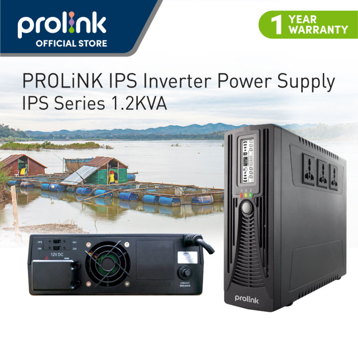 Prolink Simulated Sinewave Inverter Series IPS Series 1.2KVA 1200VA ...