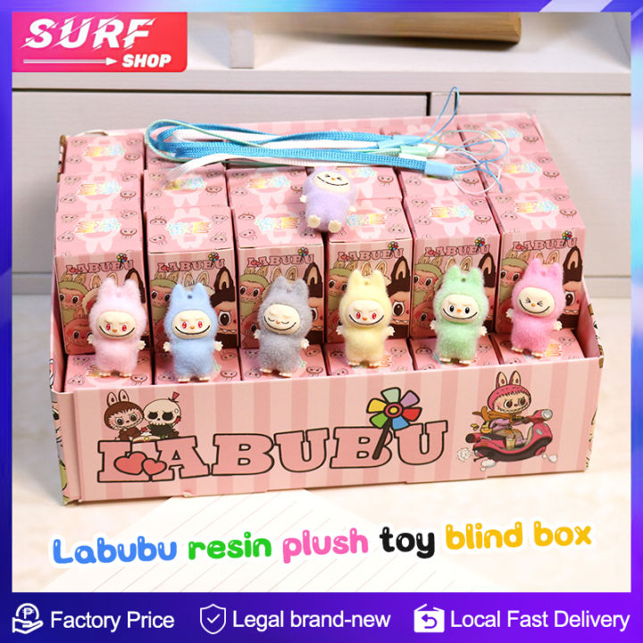 Labubu Doll Pendant Blind Box PVC Tide Small Pendant Bubble Mart Labu ...