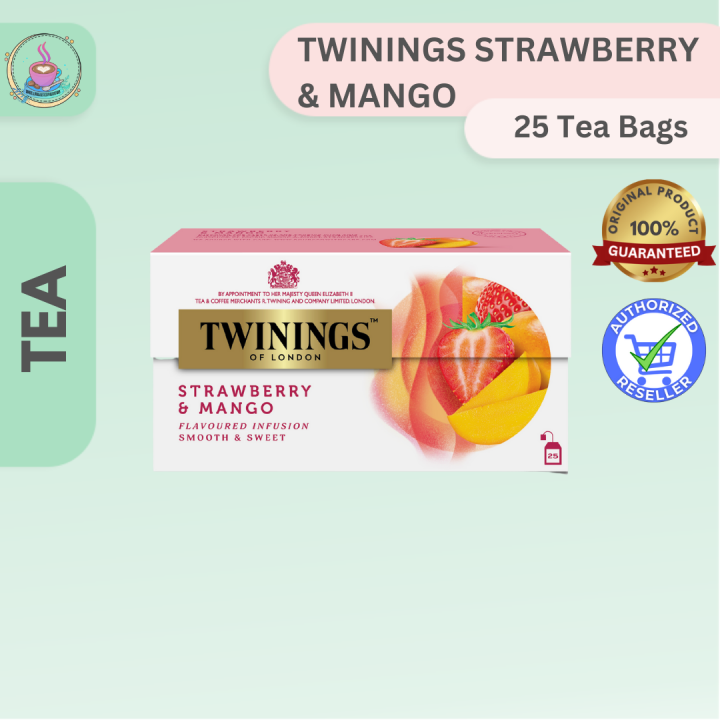 Twinings Strawberry and Mango 25 Tea Bags | Lazada PH