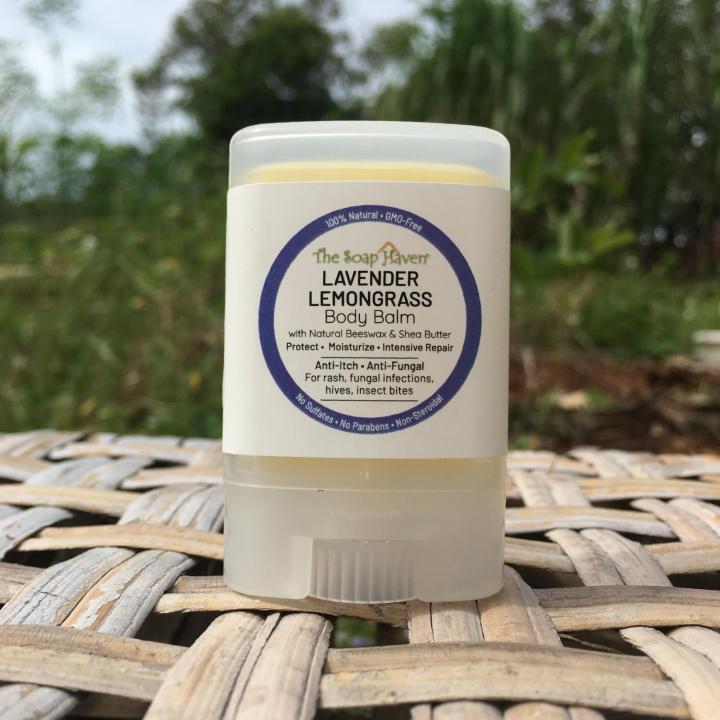The Soap Haven Lavender-Lemongrass Body Balm/Lotion Bar (Great for rash ...