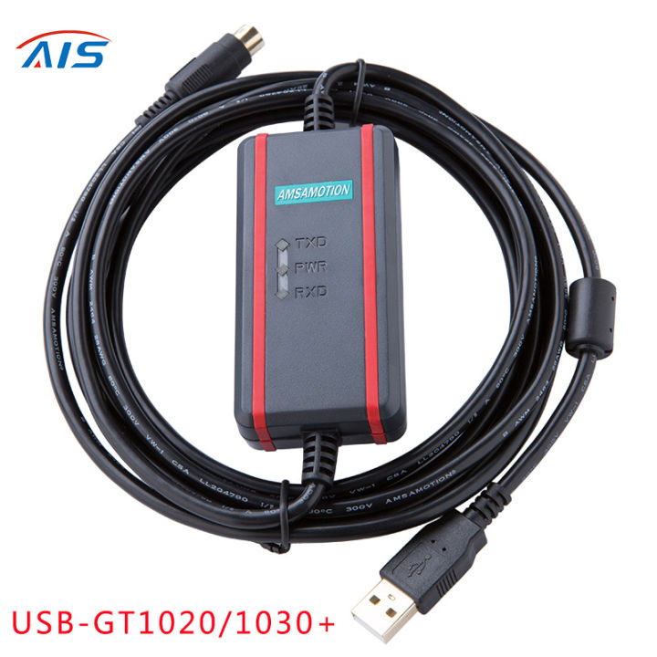 USB-GT1020 GT1030เหมาะGT1020/GT1030 Touch Pannelสายลงโปรแกรมดาวน์โหลด ...
