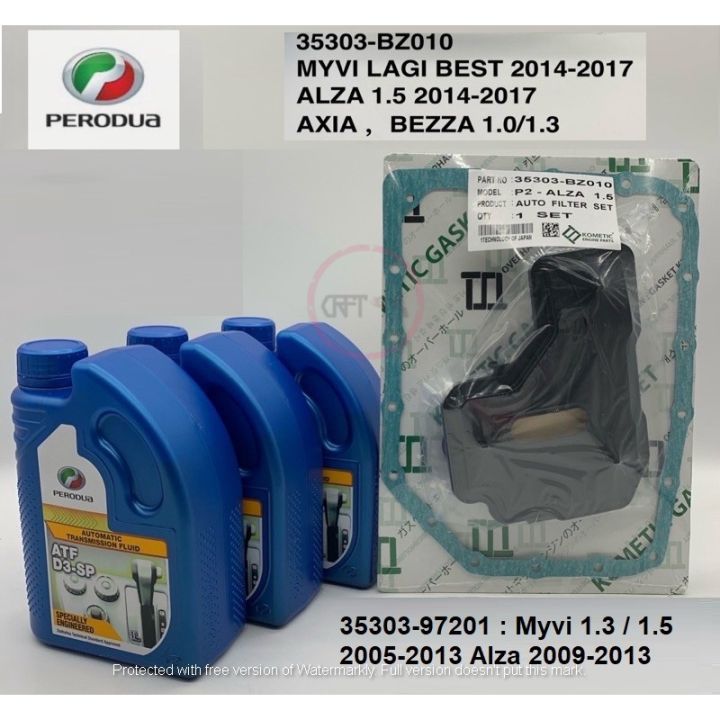 ☚SC462 Minyak gearbox Automatic PERODUA ATF D3-SP DIII-SP with Auto ...