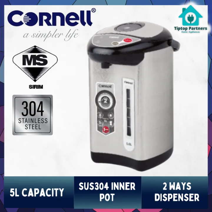 Cornell 5 Litre Thermo Pot CTP-TS50SS / CTP-TS60SS | Lazada