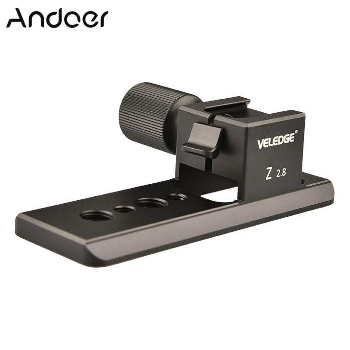 VELEDGE Aluminum Alloy Arca QR Plate Lens Collar Foot Stand Tripod ...