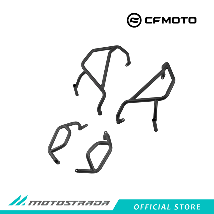 UPPER AND LOWER CRASH GUARD / OFF-ROAD BUMPER ASSY FOR CFMOTO 450MT ...