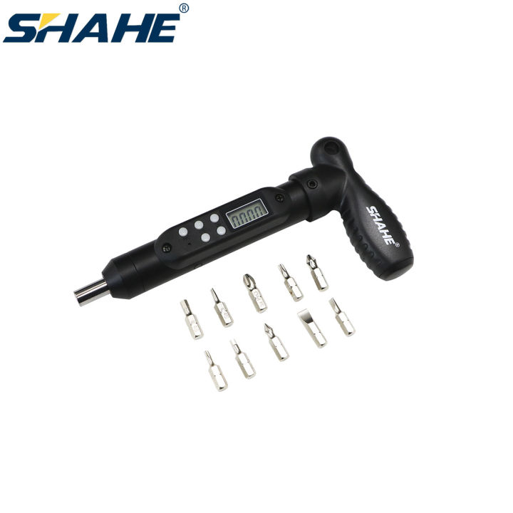 SHAHE Digital Torque Screw Driver Set with 10 Bits Electrician Digital ...