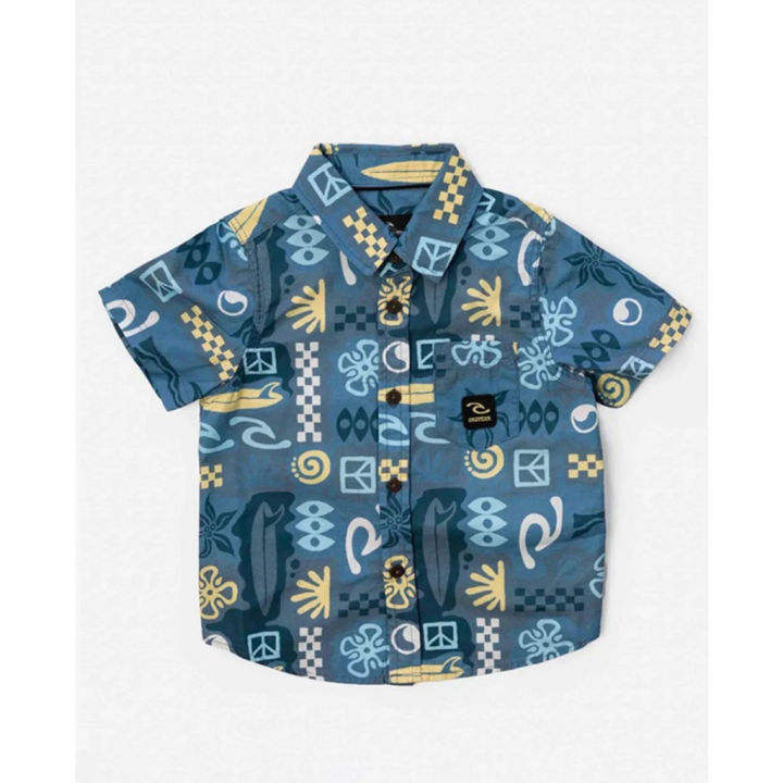 Rip Curl Gremlin Shirt - Boys (1-8 years) Dusty Blue | Lazada Indonesia