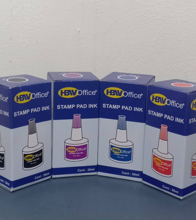 Stamp Pad Ink (Black , Blue , Red , Violet) | Lazada PH
