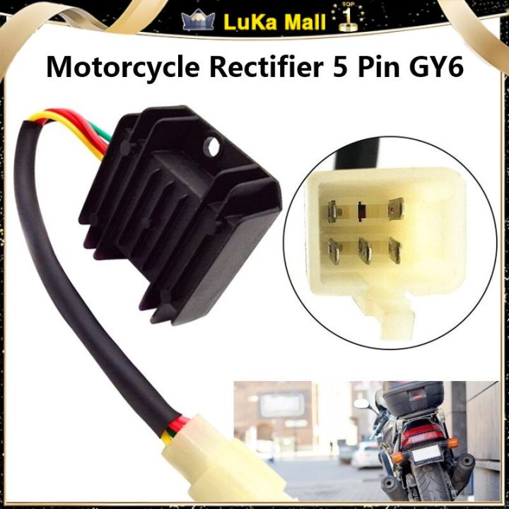 5 Wire Full Wave Motorcycle Regulator Rectifier for 12V DC Bike | Lazada PH