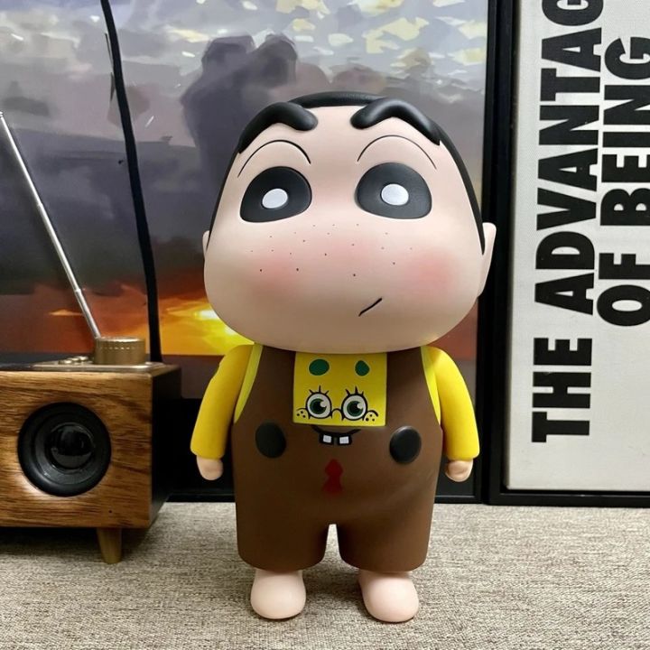 JOYNCLEON หุ่น SpongeBob Shin-Chan น่ารักสำหรับของตกแต่งโต๊ะของเล่นสะสม ...