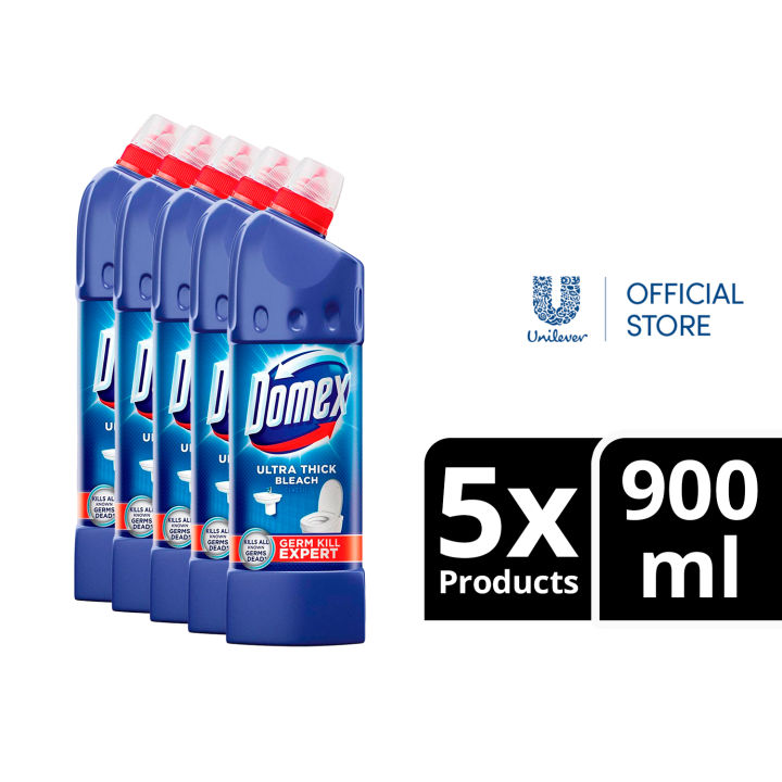 [BUNDLE OF 5] Domex Ultra Thick Bleach Toilet Cleaner Classic ...