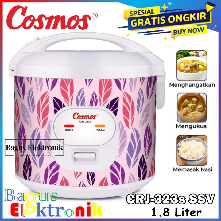 Rice Cooker Cosmos Magic Com Cosmos CRJ-323S CRJ 323S CRJ323S Nonstick ...