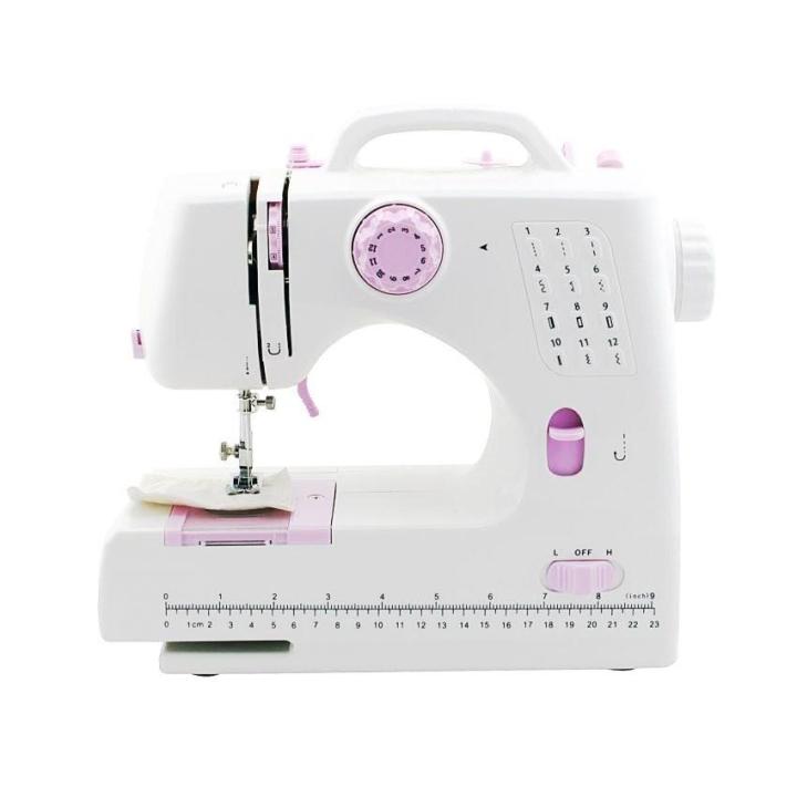 Portable 12-Stitch Expert Sewing Machine (Pink) Sew Simple ...