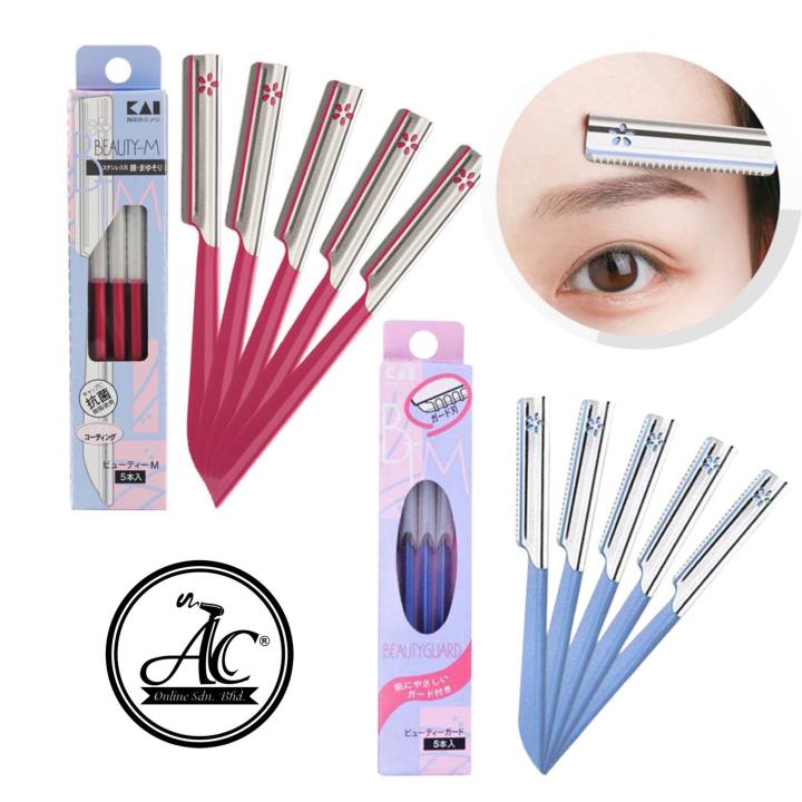 Kai Razor Japan Beauty Guard Beauty M For Eyebrow Shaving & Face Hair ...