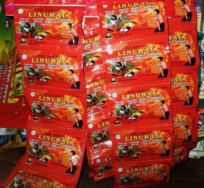 LINURAT Linu-Rat 10 Sachet 2 Kapsul Obat Pegal Linu Asam Urat Rhematik ...