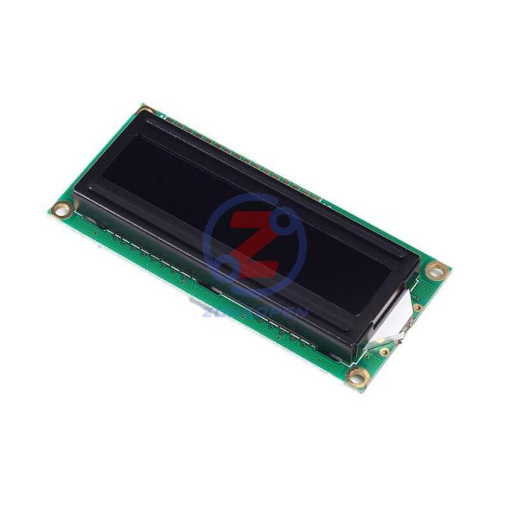 5V 16x2 LCD Display Module - Bright Red Characters, High Contrast Black ...