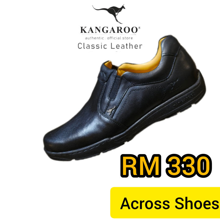 ORIGINAL KANGAROO FULL LEATHER Men Shoe KGC-9992 (Black) | Lazada