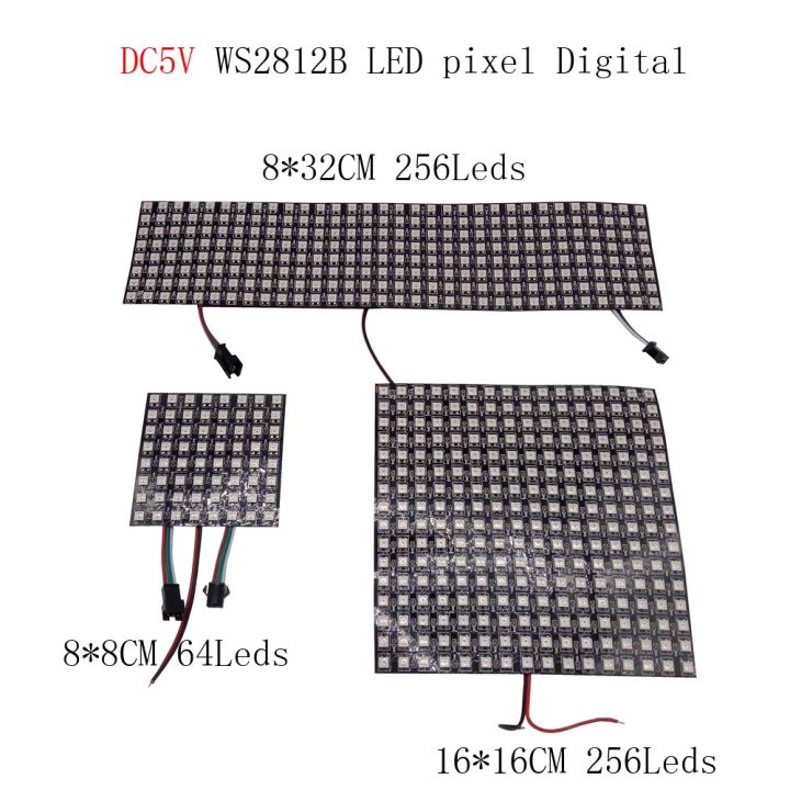 WS2812B LED Panel Screen 88,1616,832 Pixels Digital Flexible Led ...