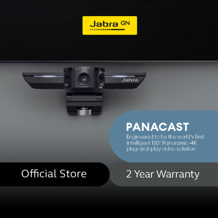 Jabra PanaCast – Intelligent 180° Panoramic-4K Huddle Room Video Camera ...