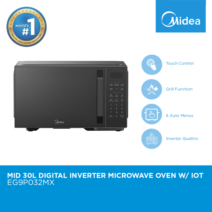 MIDEA 30L Digital Inverter Microwave Oven w/ IOT | Lazada PH