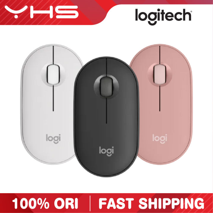 LOGITECH M350S Wireless Mouse with Multi-device Pairing, Silent Clicks ...