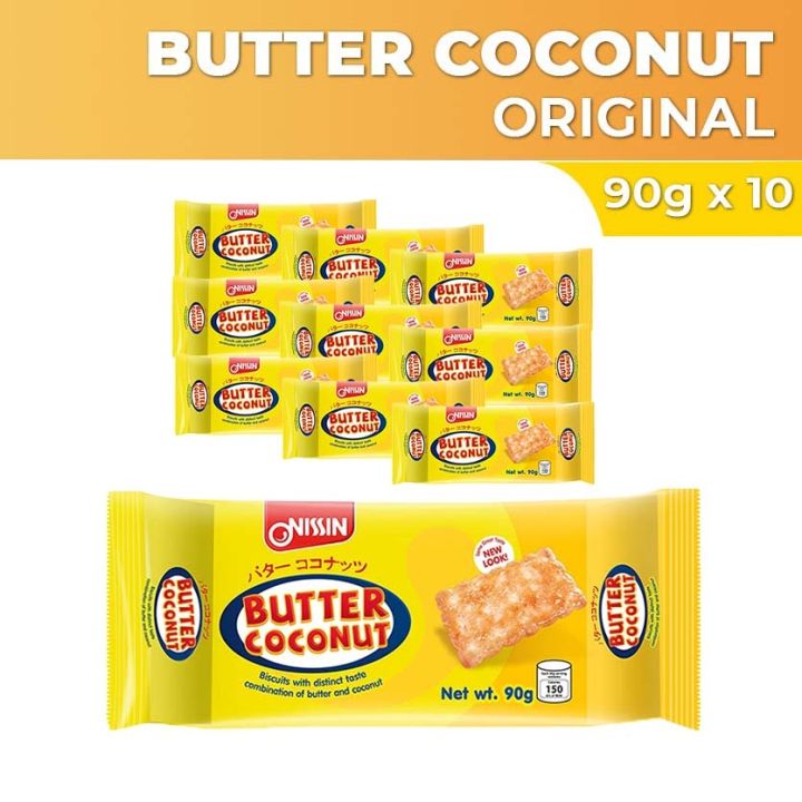 Nissin Butter Coconut Slugs 90g X 10 | Lazada PH