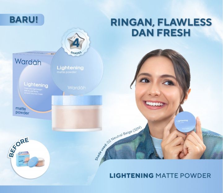 Ready Wardah Lightening Matte Loose Powder Wardah Loose Powder 20g Fast ...