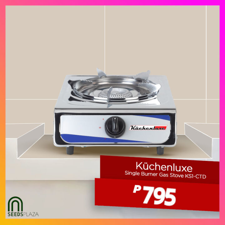 Kuchenluxe Stainless Double or Single Burner Gas Stove KS1-CTD / KS3 ...