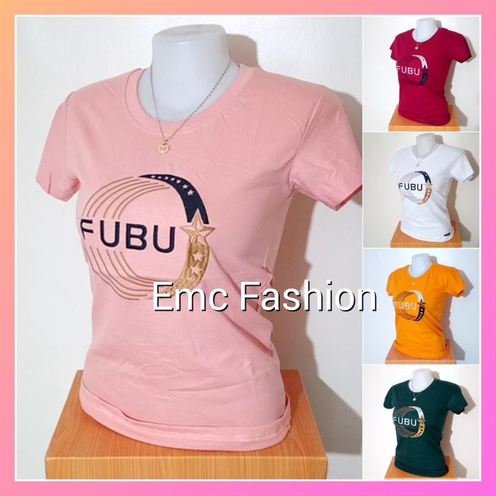 FB202 Emc Fashion Ladies Cut Overrun T-Shirt For Women Embroidered ...