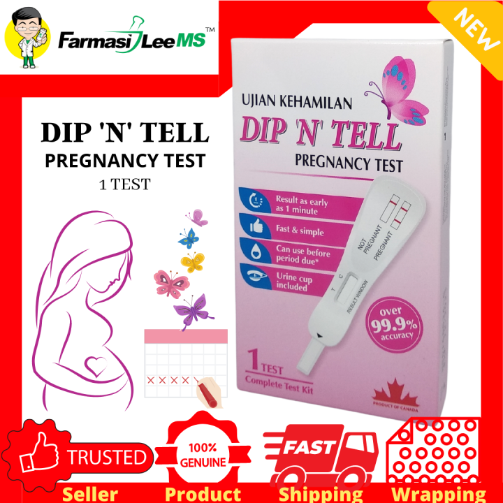 DIP N TELL Pregnancy Test 1s (Exp 11/2026) | Lazada