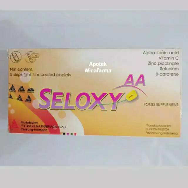 seloxy AA / seloxy caps suplemen perawatan kulit pencerah | Lazada ...
