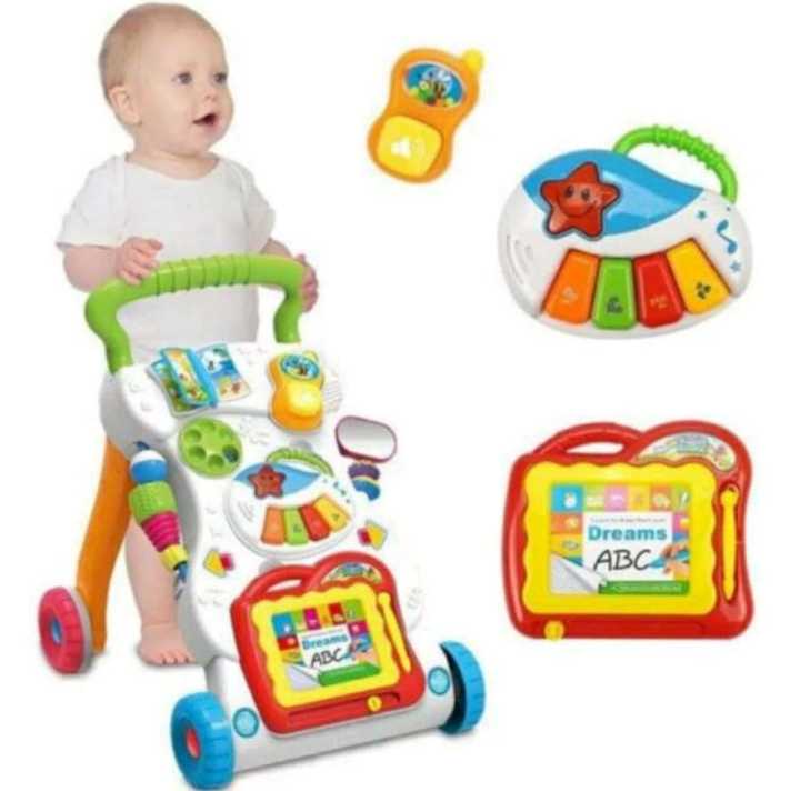 Baby Walker apollo alat belajar jalan kereta bayi 307 fullset | Lazada ...