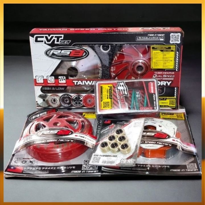 ‼️ TARAGSIT ‼️ RS8 Pulley V4.2 CVT Set (Aerox/Nmax V1 V2) | Lazada PH