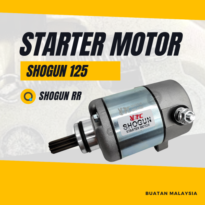 SHOGUN 125 STARTER MOTOR ASSY BIASA - SHOGUN 125 RR SHOGUN125RR ...