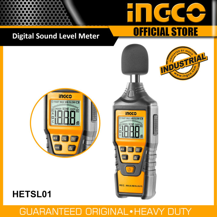 INGCO Digital Sound Level Meter 30-130dB HETSL01 IPT | Lazada PH